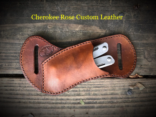 Custom Order- Horizontal Style EDC Leatherman Multi Tool Sheath ...